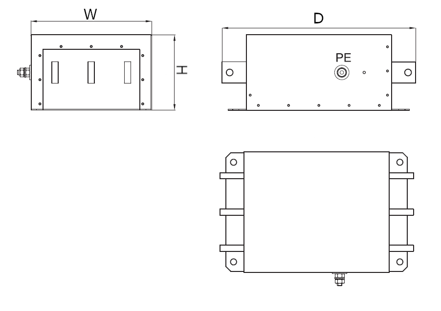 FIN7213 EMI/RFI Three Phase Filter | Enerdoor | EMI Filters and RFI Filters