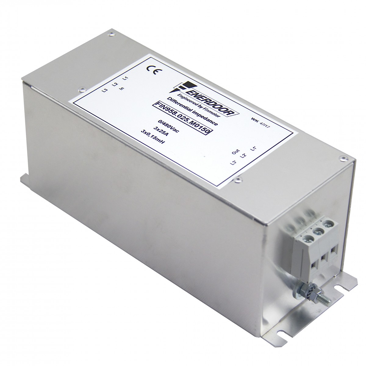 FIN958 Differential Inductance | Enerdoor | EMI Filters and RFI Filters