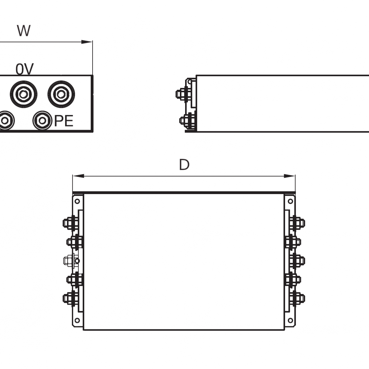 FIN1220.0V DC EMI Filter | Enerdoor | EMI Filters and RFI Filters
