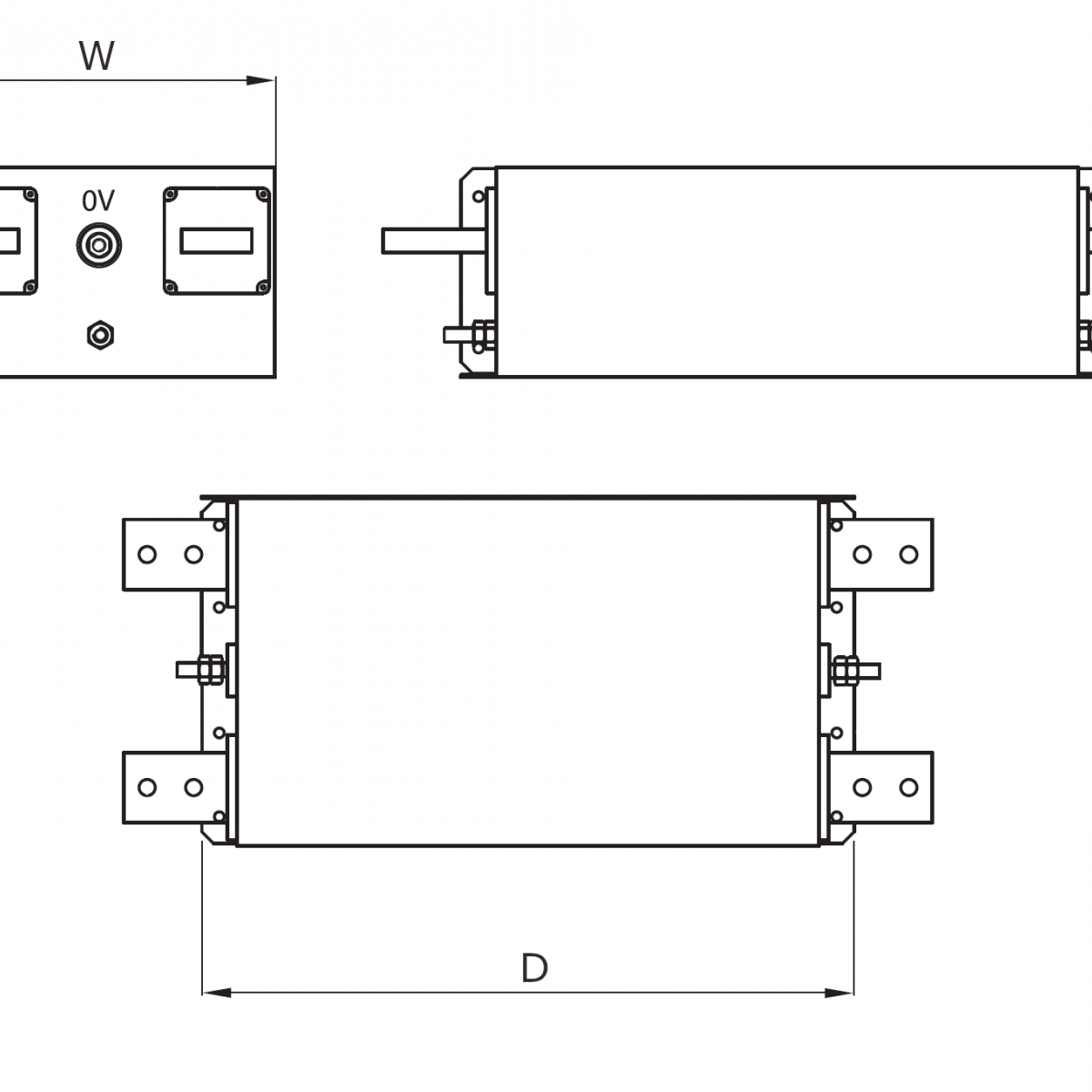 FIN1220.0V DC EMI Filter | Enerdoor | EMI Filters and RFI Filters